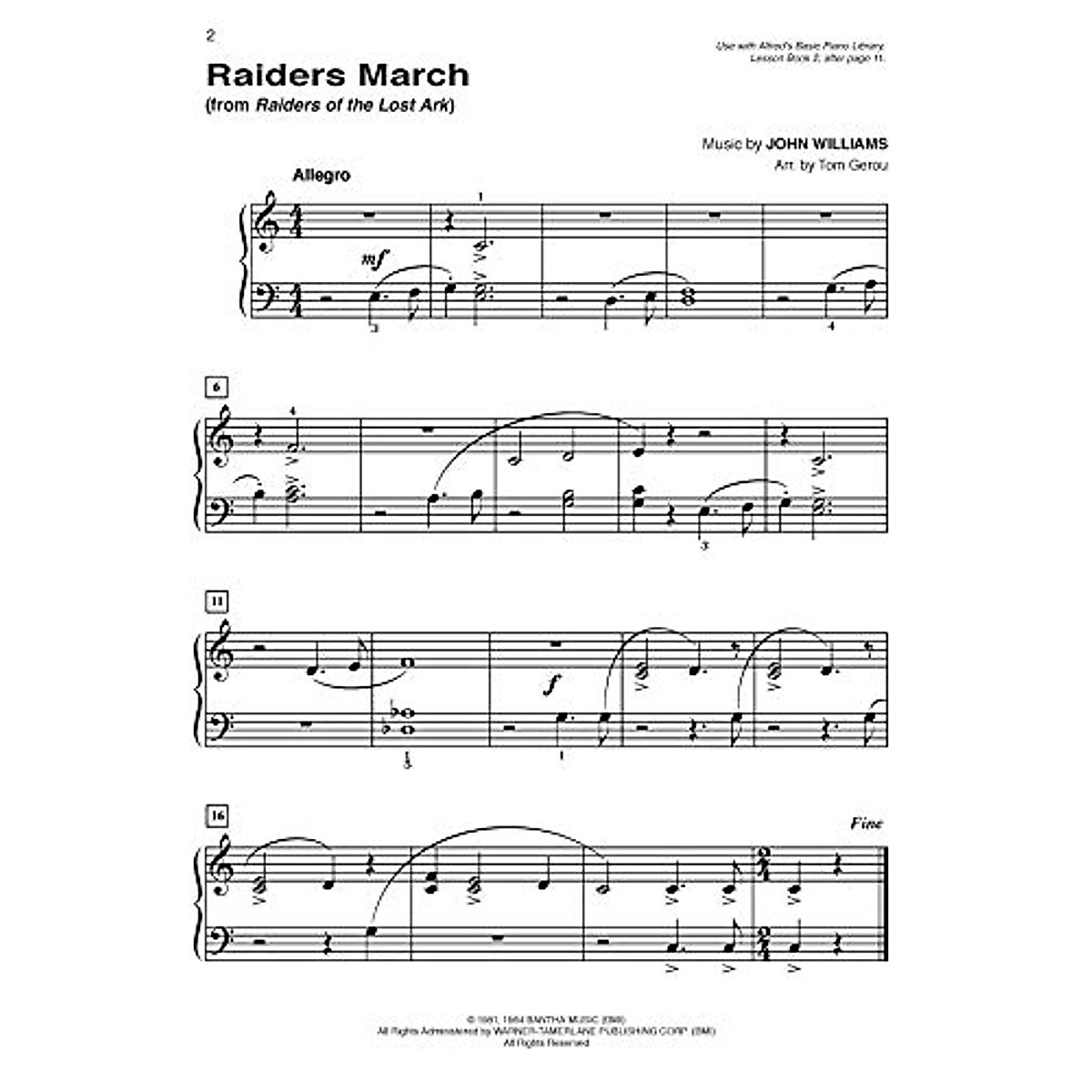 Alfred's Basic Piano Library Popular Hits, Bk 2 (Alfred's Basic Piano Library, Bk 2)