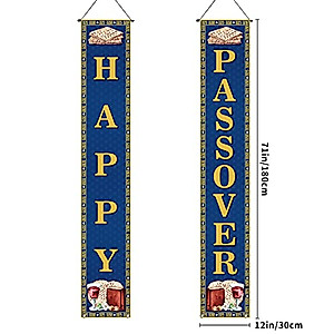 Happy Passover Decorations Passover Welcome Sign Jewish Festival Holiday Decor Pesach Star of David Passover Decorations and Supplies for Home Party