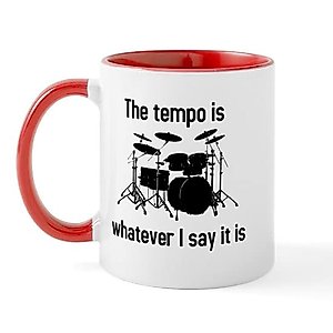 CafePress The Tempo Is Mug Ceramic Coffee Mug, Tea Cup 11 oz