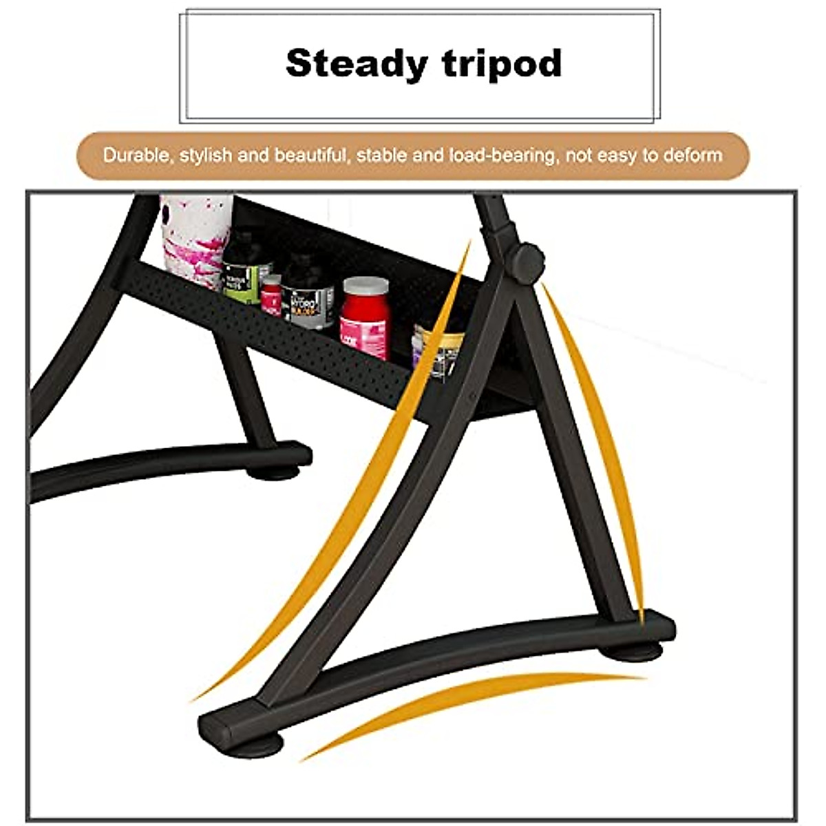 ROLTIN Drafting Tables Height Adjustable Drawing Art Table,Artists Desk Tilting Glass Tabletop Paintings Work Station with Storage Drawer,Writing Art Craft Work Station (