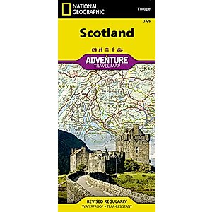 Scotland Map (National Geographic Adventure Map, 3326)