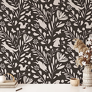 Forest Pattern Wall Stencil - Wall Stencil, Stencil Designs, Stencil for Painting, Wall Stencils - Decorate with Wall Stencils