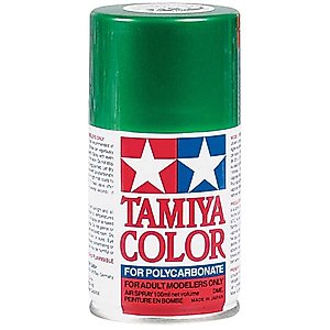 Tamiya America, Inc Polycarbonate PS-17 Metal Green, Spray 100 ml, TAM86017