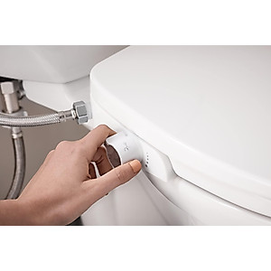 Moen EB500-R 2-Series Standard Non-Electronic Bidet Seat for Round Toilets, White