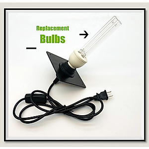 labaliya Light Bulb Fluorescent Light Bulb 25W Energy Saving 253.7nm Wavelength 110 Volt E26/E27 Socket (Ozone Free)