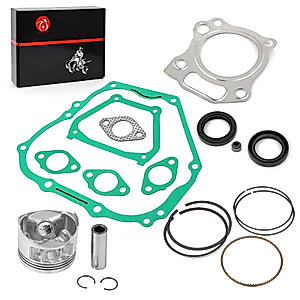 301cc Piston & Ring and Gasket Seal Engine Rebuild Kit STD Compatible with Yamaha Golf Cart G11 G16 G20 1996-2002