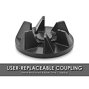 Waring Commercial BB155 Basic bar Countertop Blender, 44 oz, Black