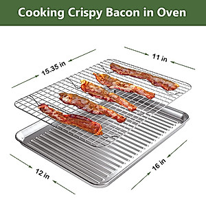 Jelly Roll Sheet Pan Set + Mixing Bowls Set Black