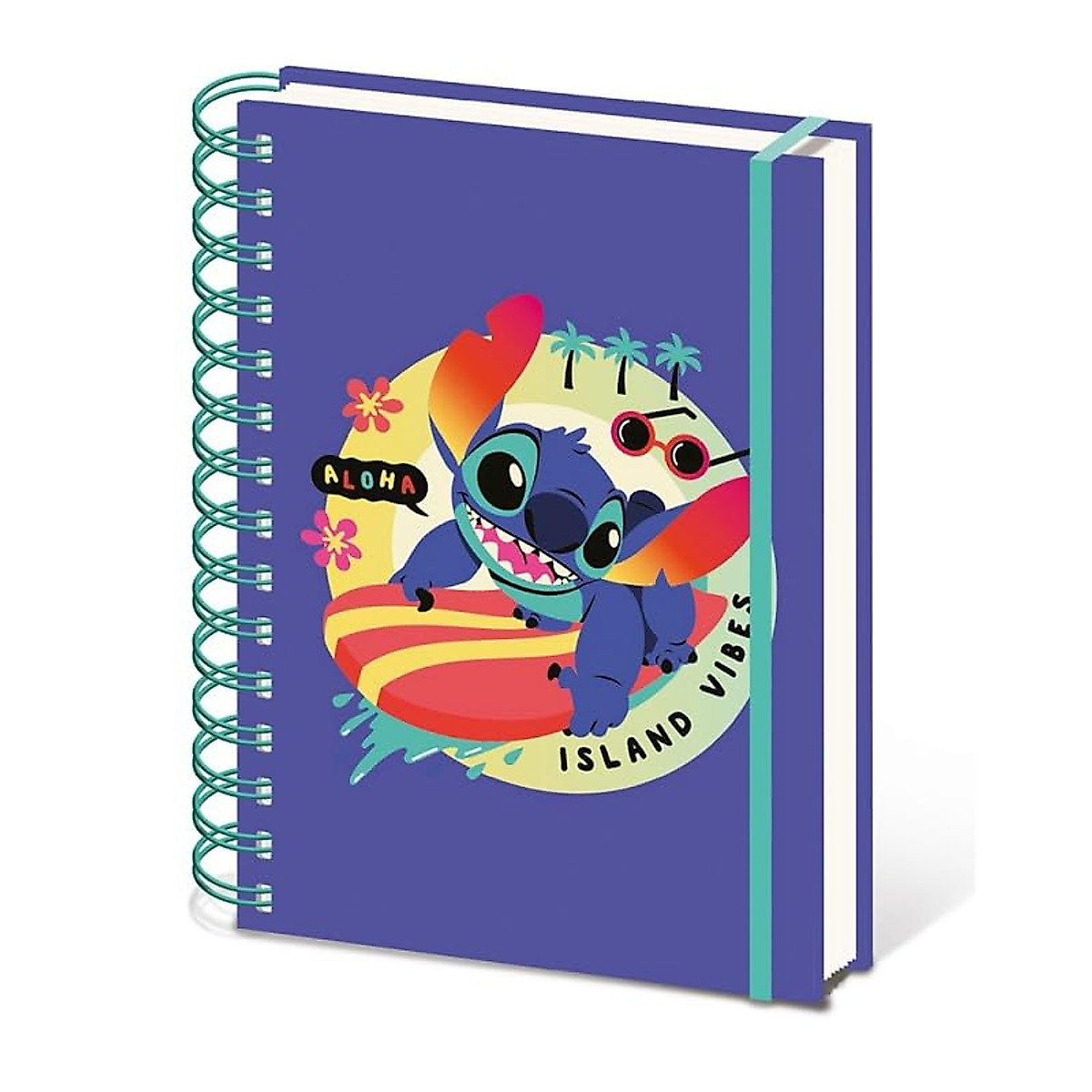 Pyramid International Disney Lilo and Stitch Wiro Notebook (Acid Pops Design) A5 Writing Book and Journal, Lilo and Stitch Gifts for Girls, Boys, Women and Men - Official Merchandise
