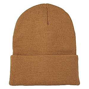 Gelante Men Women Warm Knit Cuffed Plain Beanie Hat Skull Cap. 2040A-1PC-Copper