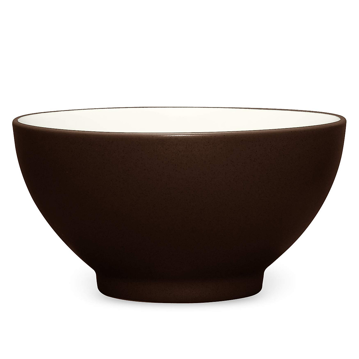 Noritake Colorwave Chocolate Bowl, Rice, 5 3/4", 20 oz., Set of 4 in Brown