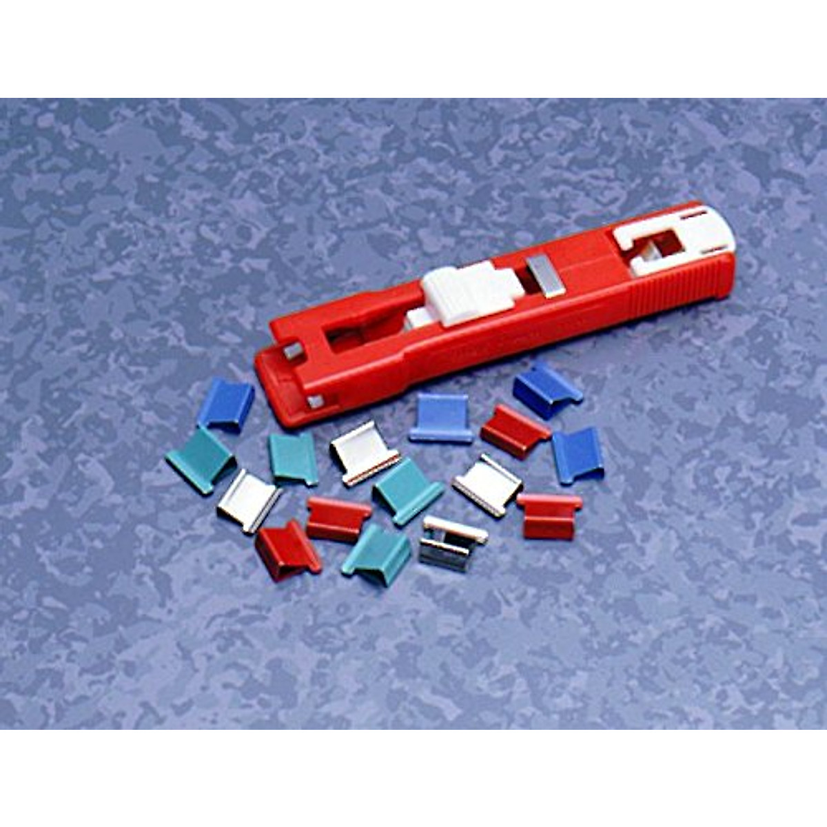 Rexel Magiclip Paper Fastening Device Assorted Colours (50 Max Sheet Capacity)