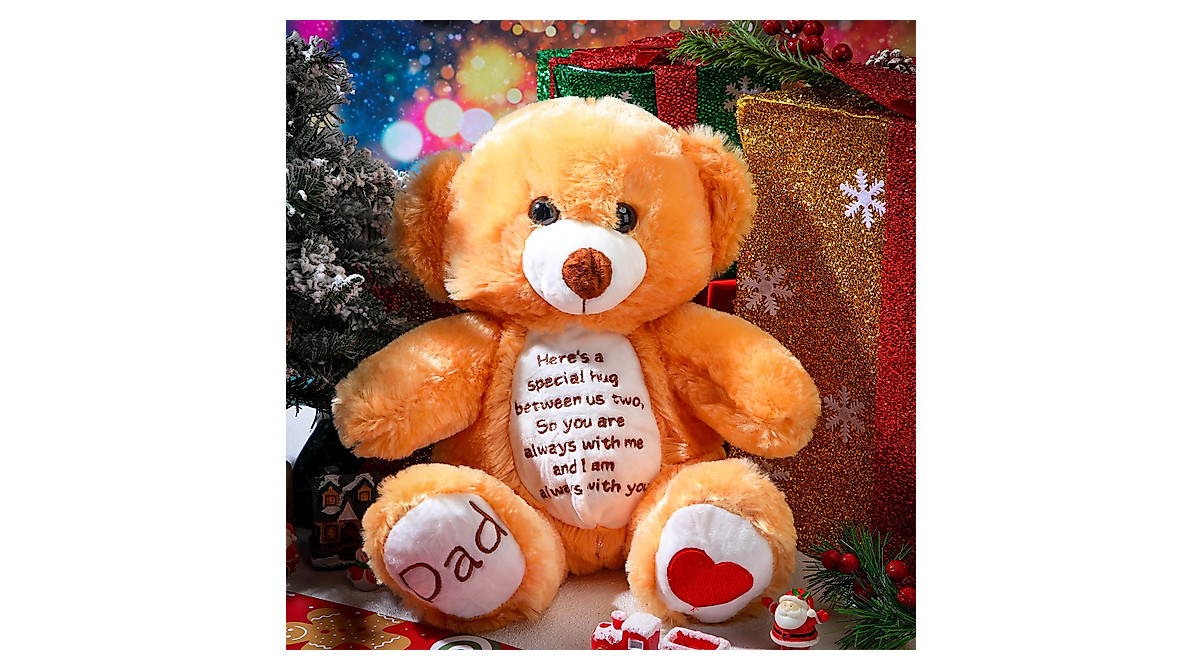 Sympathy Bear for Loss of Dad | Comforting Memorial Plush Toy