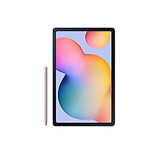 Samsung Galaxy Tab S6 Lite 10.4", 64GB WiFi Tablet Chiffon Rose - SM-P610NZIAXAR - S Pen Included (Renewed)