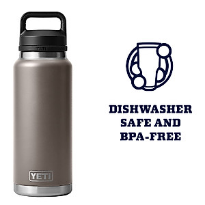YETI Rambler 36 oz Bottle Retired Color, Vacuum Insulated, Stainless Steel with Chug Cap, Sharptail Taupe