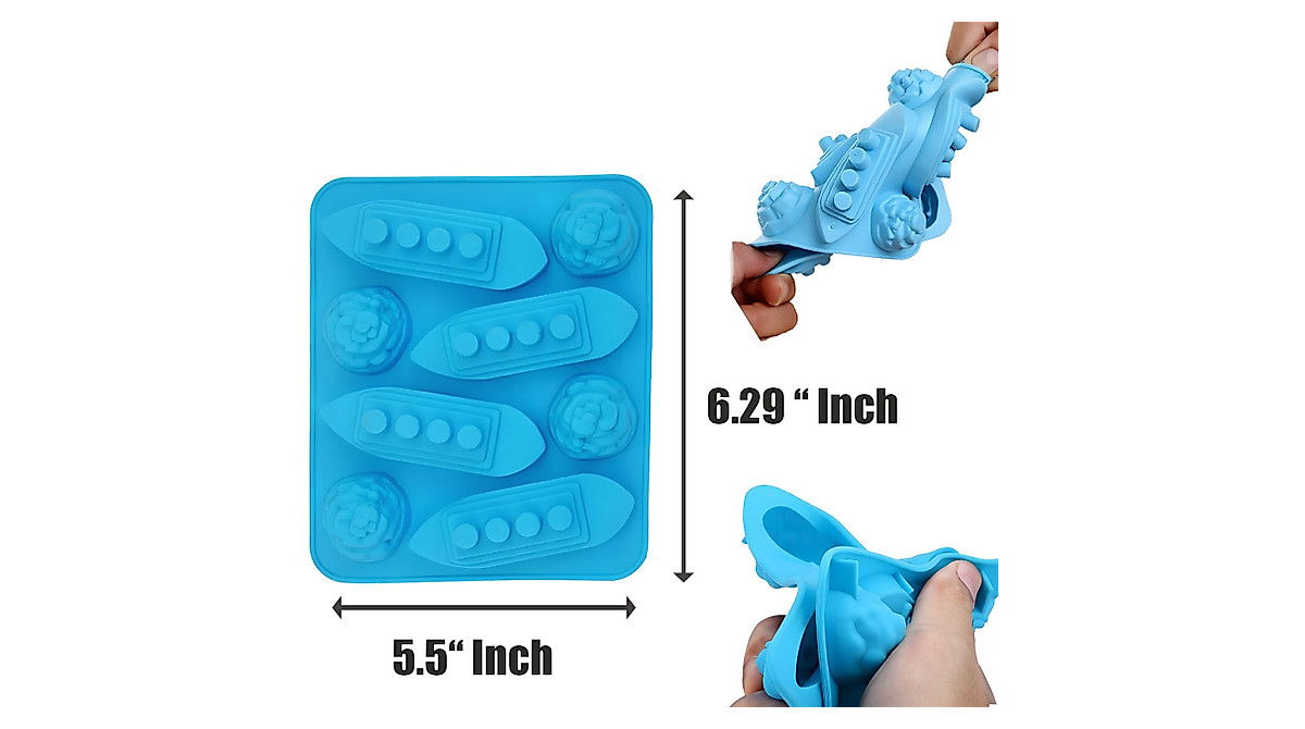 Titanic Shape Ice Tray for Fun Party Drinks
