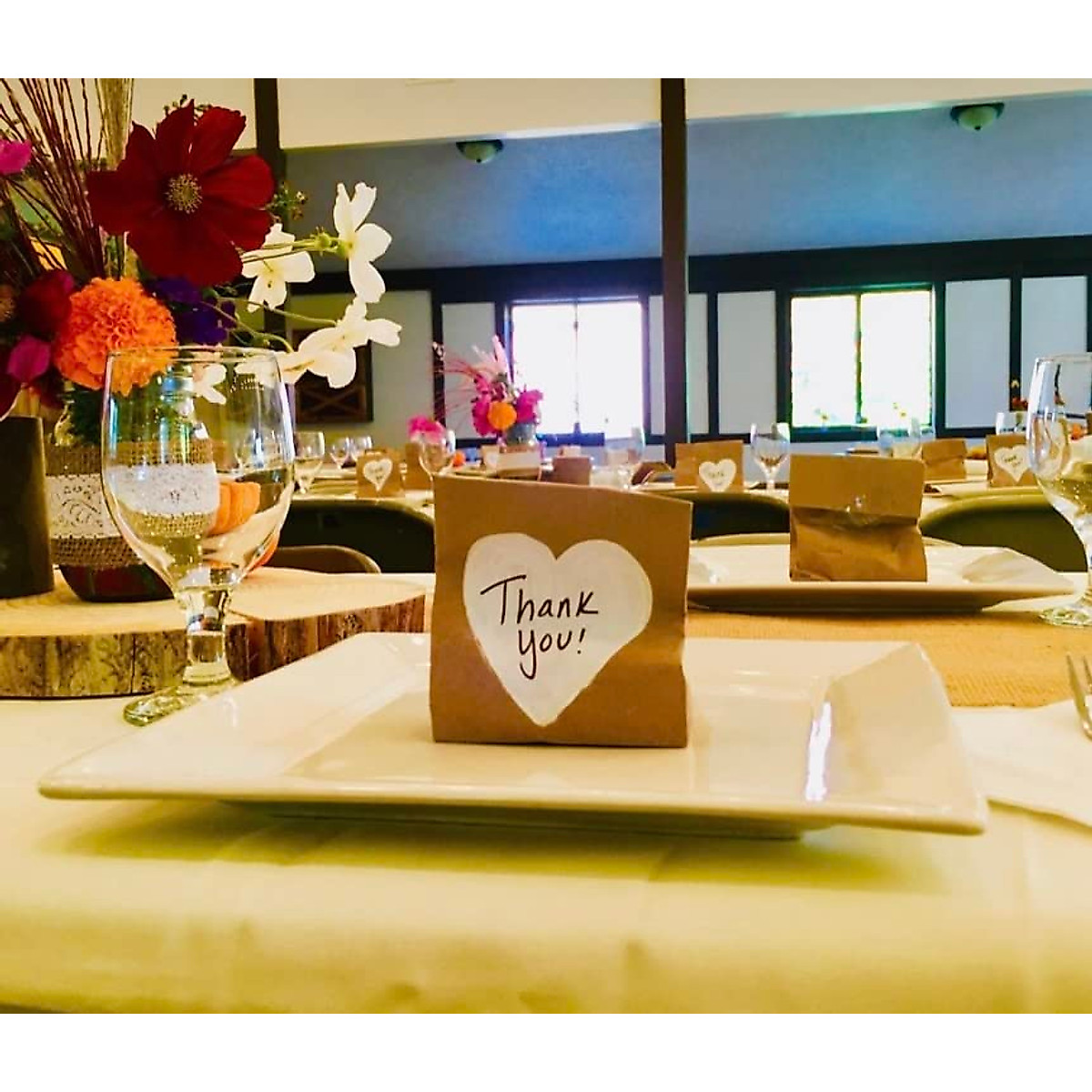 Takeout Essentials 1 Lb Mini Small Kraft Brown Paper Bag 6.87" x 3.5" x 2.37" (100 Count)