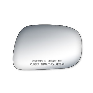 Fit System 90175 Passenger Side Mirror Glass, Toyota Camry Sedan, US Built