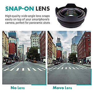 Movo iVlog4 Smartphone Video Bundle with Wireless Microphone System, Mini Tripod, LED Camera Light, Wide-Angle Lens - Cage and Cell Phone Tripod Stand - Lavalier Microphone for iPhone and Android