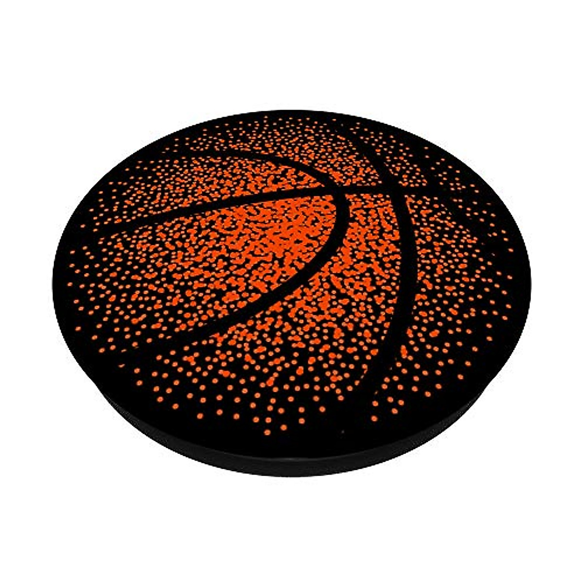 Cool Basketball Pixel Art Black Gift For Boys or Girls PopSockets Swappable PopGrip