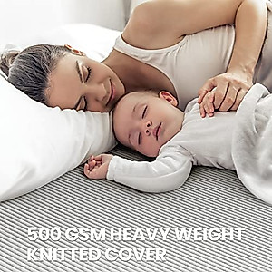 BedStory 4 inch King Size Memory Foam Mattress Topper, Pain-Relief Extra Firm Bed Topper, Copper/Gel/Bamboo Charcoal/Green Tea Infused Cooling Pad, 500 GSM Knitted Cover, CertiPUR-US Certified