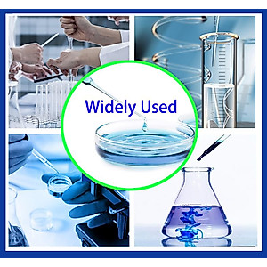 20 Pack Sterile Plastic Petri Dishes with Lid, 90mm Dia x 15mm Deep with 10 Plastic Transfer Pipettes (3ml),for School Lab Petri Plate Dish, Blood Samples, Bacteria, Plant & Seed Cultivation Cell.