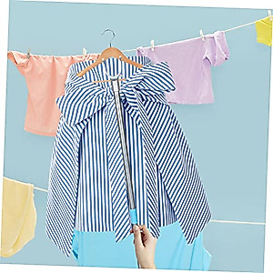 Outanaya Stitching Clothes Rail Retractable Clothes Line Outdoors Home Goods Adjustable Clothes Rack Clothes Drying Rod Clothes Hook Pole Reach Garment Sticks Clothes Drying Supplies Major