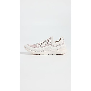 APL: Athletic Propulsion Labs Women's Techloom Breeze Sneakers, Ivory/Almond, Pink, White, 9 Medium US