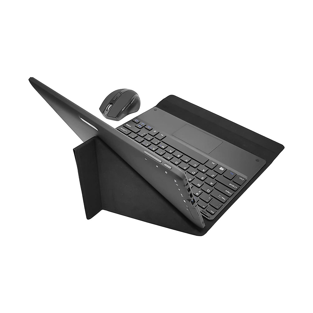 Hyundai HYtab Pro 10.1 Inch 2 in 1 Tablet Windows - FHD 1920 x 1200, Windows 10 Pro, 4GB RAM, 64GB Storage, Tablet with Keyboard Folio Case and Bluetooth Mouse, Black