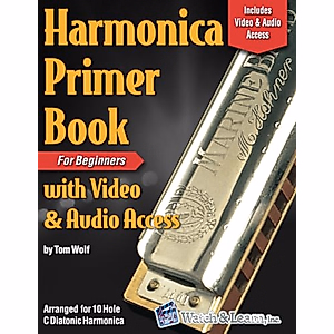 Harmonica Primer Book for Beginners with Video and Audio Access