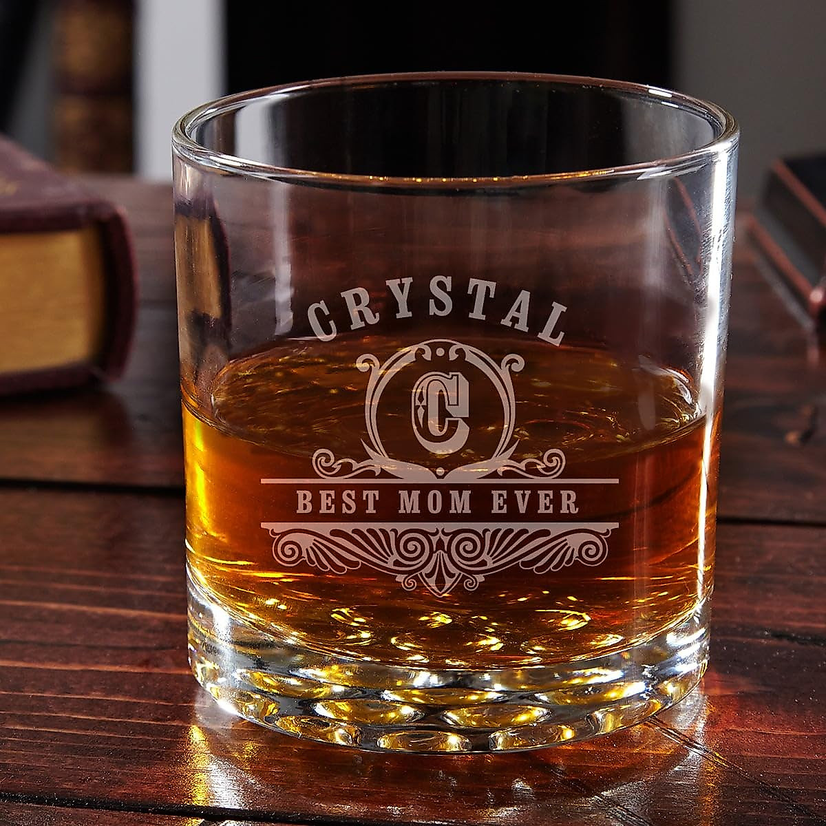 HomeWetBar Ultra Rare Edition Engraved Buckman Whiskey Glass (Personalized Product)
