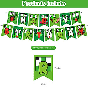 Unspeak-able Party Decorations,Birthday Party Supplies For Unspeak-able Party Supplies Includes Banner - Cake Topper - 12 Cupcake Toppers - 18 Balloons