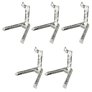 MY MIRONEY Clear Action Figure Display 5Pcs Flexible Action Base Holder for 1/144 SD BB Gundam Figure Models