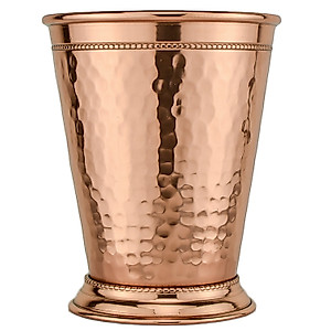 Prince of Scots Hammered Copper 12 Ounce Mint Julep Cup ~ Gift Boxed