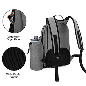 CURMIO Portable Oxygen Concentrator Backpack, POC Carrying Bag Compatible for Inogen, OxyGo and Caire Units, Bag Only, Gray (Patent Pending)