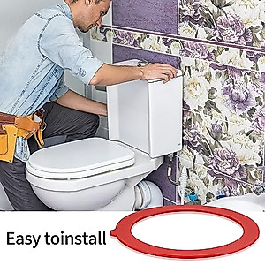 Flush Valve Seal Compatible with Kohler, 2 Pcs Silicone Canister Flush Valve Seal Kit, Toilet Tank Parts Canister Flush Valve Gasket Replacement Compatible with K-GP1059291 K-4436 Part