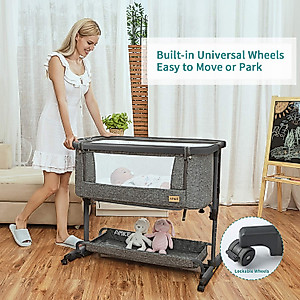 AMKE Bassinet Clips Buckle with Screws Fit G607 Bedside Bassinet