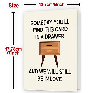 WowBefun Funny Birthday Card & Gifts for Husband Boyfriend Him, Happy Anniversary Card & Gifts, Valentine Day