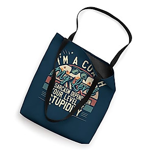 I'm A Coach My Level Of Sarcasm Funny Retro Tote Bag