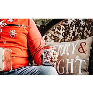 Funny Christmas Stocking Stuffer for Dad Husband Men Santa Beer Lover Gift - Set of 2