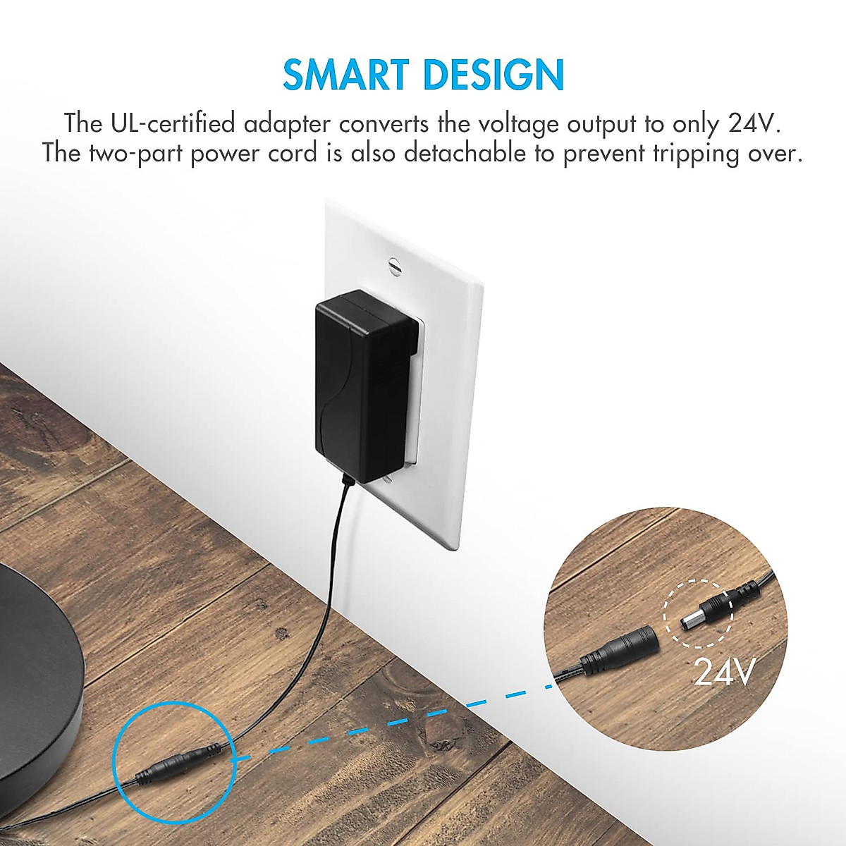 Tenergy Torchiere Dimmable LED Floor Lamp, Remote Controlled 30W (150W Equivalent) Standing Lamp, 90° Adjustable Top, Wall Switch Smart Outlet Compatible, Warm White Light