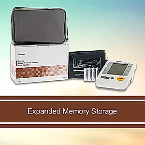 McKesson Digital Blood Pressure Monitor and Nylon Arm Cuff - 1-Tube, Automatic Inflation, for Adults - Large Cuff, 23 cm - 40 cm, 24 Count