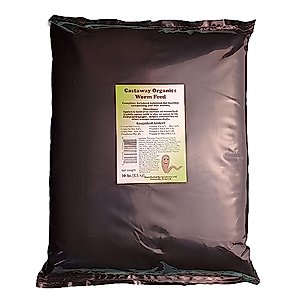 Castaway Organics Worm Food for All Composting Worms and Bait Worms (10 Pounds)