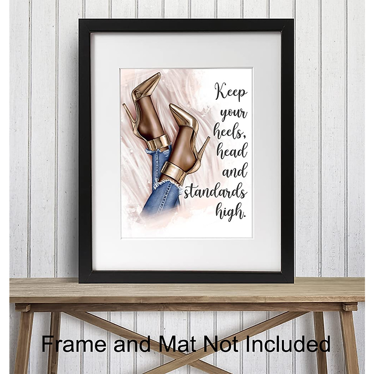 African American Wall Art - Black Women - Black Wall Decor - Fashion Quotes - Fashion Wall Decor - Inspirational Quotes Wall Art - Glam Wall Decor - Black Woman - Latina - Black Wall Art -High Fashion