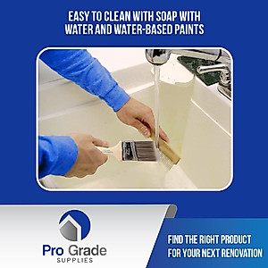 Pro Grade - Paint Brushes - 2Pk - Paint Brush Set