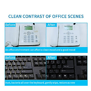 Dr.WOW Magic Cleaning Eraser,80 Pack Magic Sponge Eraser in Bulk -Multi Surface Power Scrubber Foam Cleaning Pads - Kitchen, Shoe,Floor,Bathroom, Wall Cleaner