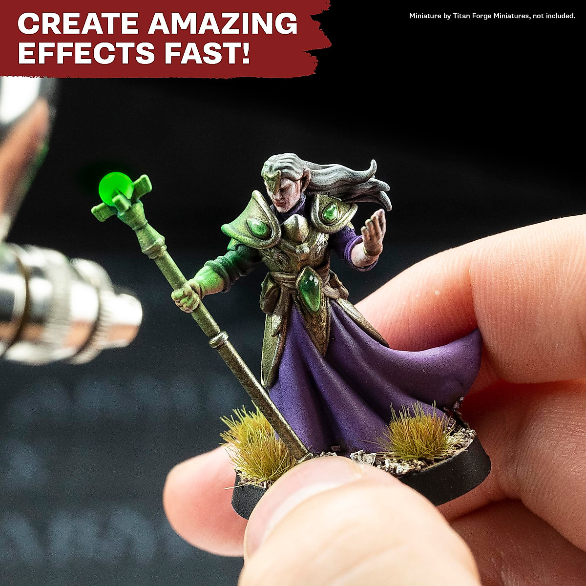 The Army Painter Warpaints Air Complete Set - 126 Non-Toxic Water Based Airbrush Paint Set – Miniature Paint for Tabletop Roleplaying, Boardgames, and Wargames Miniature Model Painting