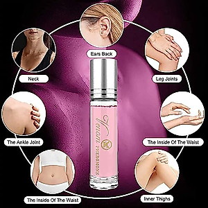 MAITING 2Pcs Pheromone Perfume, Pheromones Perfumes for Women, Lunex Phero Perfume, Phero Perfume for Women, Roll On Perfume Phero Oil, Portable Perfume Long Lasting Female