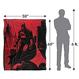 The Batman (2022) Blanket, Jim Lee Art Silky Touch Super Soft Throw Blanket 50" x 60"