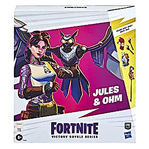FORTNITE Victory Royale Series Jules and Ohm Deluxe Pack Collectible Action Figures with Accessories - Ages 8 and Up, 6-inch